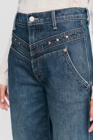 MOTHER The Rock Candy Tune Up High Rise Straight Leg Jeans