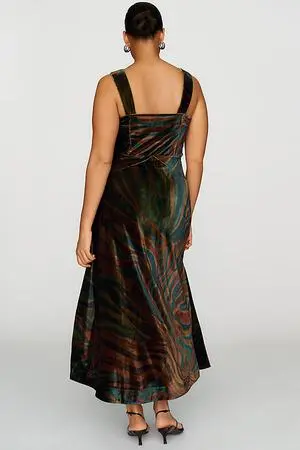Maeve Jocelyn Velvet Midi Dress