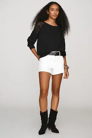 Wilt 100% Cotton Lace Long-sleeve Top
