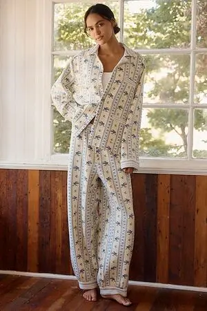 LYREBIRD Quilted Knit Buttondown Shirt