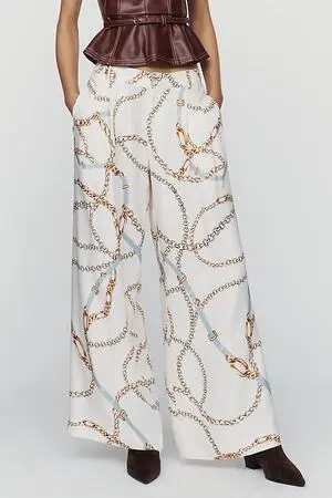 Anthropologie Pleated High Rise Wide Leg Pants