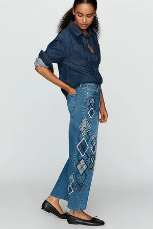 DRIFTWOOD Parker High Rise Barrel Jeans