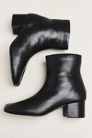 Maeve Split-toe Booties - Black