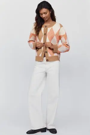 Maeve Argyle Cardigan Sweater