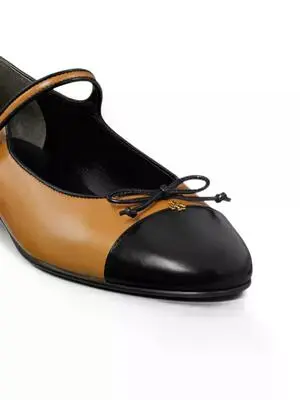 Tory Burch Cap-toe Mary Jane Bow Ballet Flats 25mm
