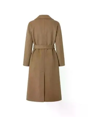 Max Mara Felted Belted Single-breasted Coat