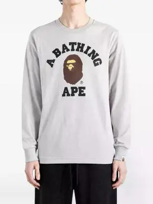 A BATHING APE Ape Head T-shirt - Grey