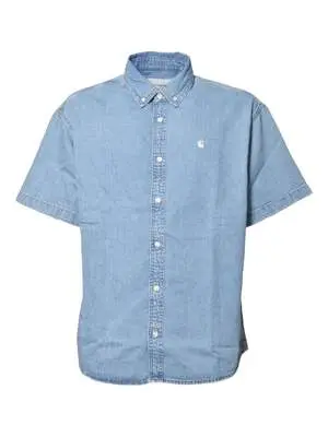 Carhartt Work In Progress Short Sleeve Lucas Shirt - Blueblchd