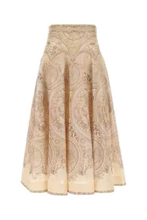 Zimmermann Linen-blend Ascent Mini Skirt - Printed