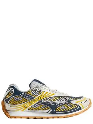 Bottega Veneta Lace-up Sneakers With Padded Logo Tongue And Rubber Sole - Multicolor