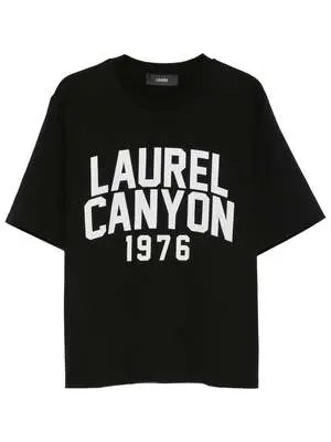 Amiri Mini Logo Graphic Cotton Crewneck T-shirt - Nero