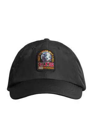 PARAJUMPERS Parajumpers Curved Visor With Adjustable Buckle And Polar Fleece Lining Nero