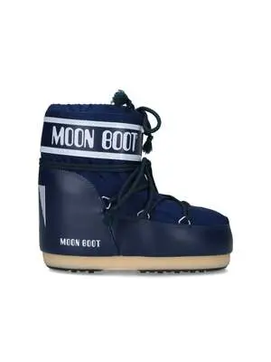 Moon Boot Style Winter Mini Boots - Blue