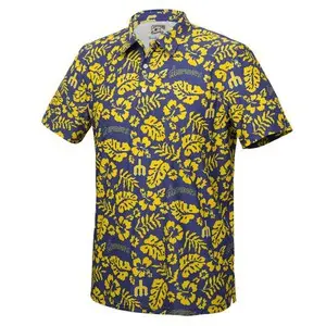 Reyn Spooner Seattle Mariners Cooperstown Pua Performance Polo