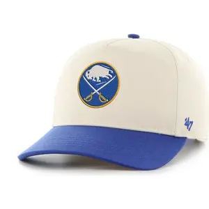 '47 Royal Buffalo Sabres Logo Hitch Adjustable Hat - Cream