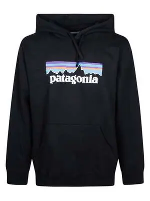 Patagonia P-6 Logo Uprisal Hoodie - Nero