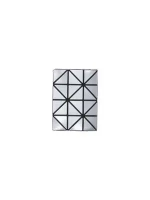 Issey Miyake Geometric Tri-fold Wallet - Silver