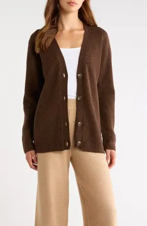 Marine Layer Merino Wool Cardigan - Timber