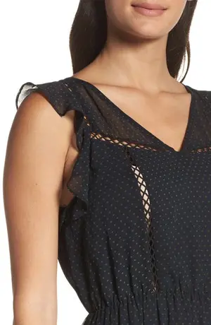 Steve Madden Bb Dakota Carra Ruffle A-line Dress