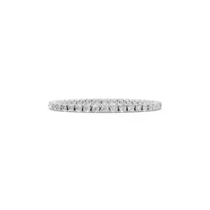 AYA FINE JEWELRY Vivienne Round Lab Grown Diamond Tennis Bracelet In Gold - White