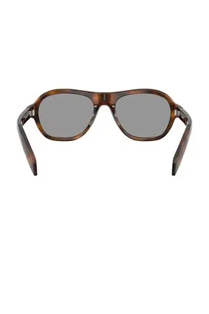 Prada Round Sunglasses In Rose - Juniper Tortoise