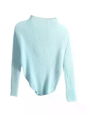 Issey Miyake Misty Pleats High-neck Sweater