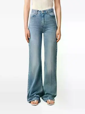 AMI Paris Flare-fit Cotton Jeans