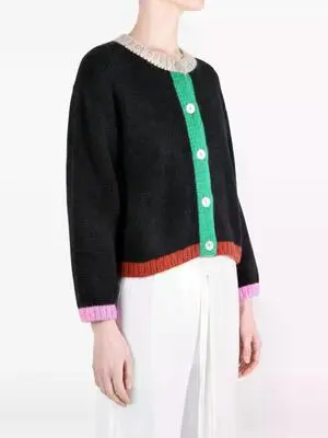 NIKKI CHASIN Sheba Colorblock Button-up Cardigan
