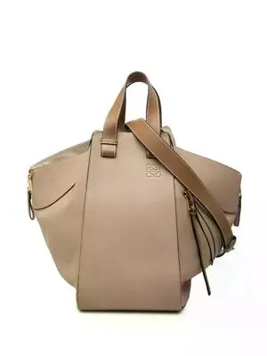Loewe 2017 Medium Grained Calfskin Hammock Satchel - Neutrals