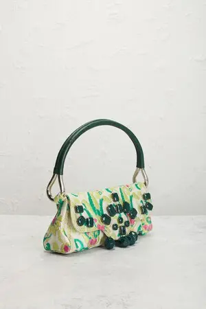 Prada Bouquet Castoni Swing Shoulder Bag