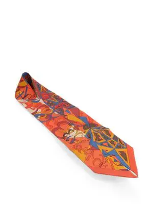 Hermès Twilly Geometric-print Scarf
