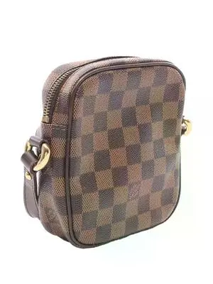 LOUIS VUITTON 2005 Damier Ebene Rift Crossbody Bag