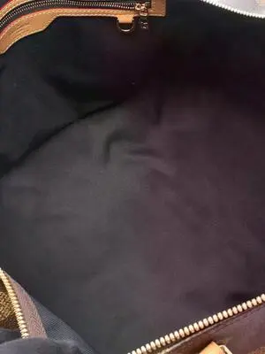 LOUIS VUITTON 2019 Monogram Giant Reserve Keepall Bandouliere 50 Travel Bag - Brown