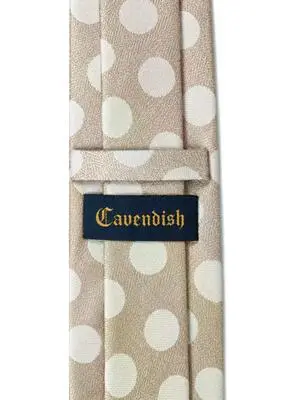 CAVENDISH Polka-dot Silk Tie
