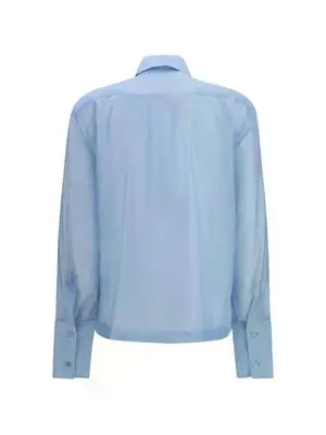 THELATEST Codie Sheer Button-down Shirt