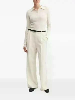 Almada Label Jules Ribbed Polo Top