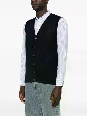 Corneliani Button-fastening V-neck Sweater