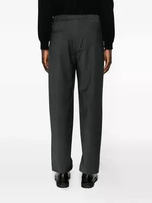 AMARANTO Drawstring-waist Straight-leg Trousers
