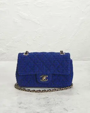 FWRD RENEW Chanel Tweed Mini Flap Bag