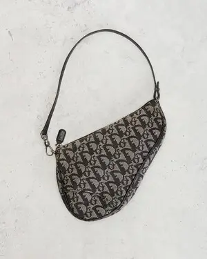 FWRD RENEW Dior Diorissimo Pochette Saddle Bag