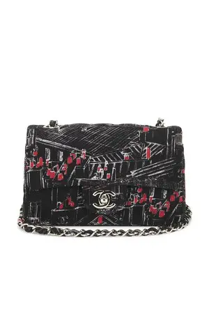CHANEL Chanel Classic Parisian Rooftop Mini Flap Bag In Black