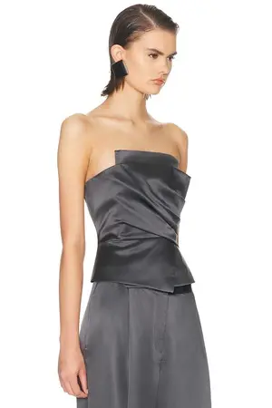THE SEI Wrap Bustier Top