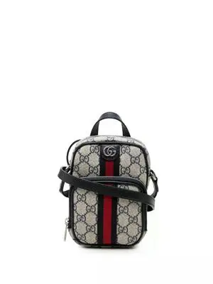 Gucci 2016-2026 Mini Gg Supreme Web Ophidia Satchel - Neutrals
