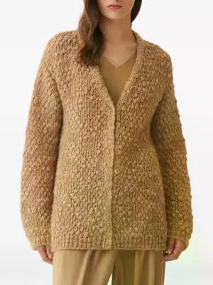 Fabiana Filippi Open-knit Sequin-embellished Cardigan