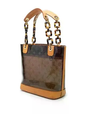 LOUIS VUITTON 2003 Monogram Cabas Sac Ambre Pm Tote Bag