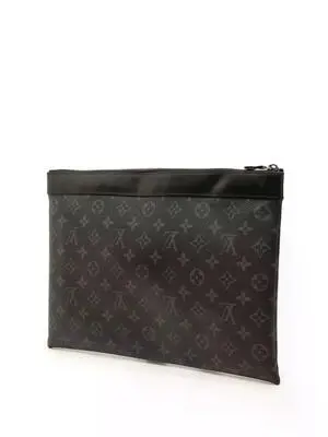 LOUIS VUITTON 2019 Monogram Eclipse Discovery Pochette Gm Clutch Bag
