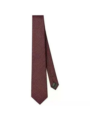 CAVENDISH Paisley Silk Tie - Black