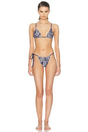 SIR. Lilia String Triangle Top - Daisy Meadow