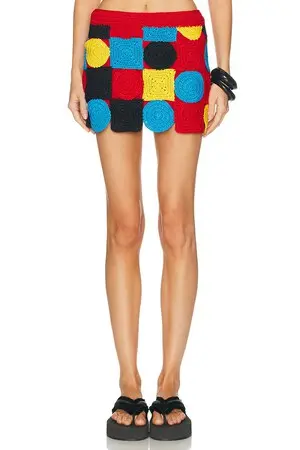 SIMONMILLER Beep Beep Mini Skirt