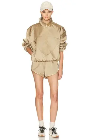 ADIDAS ORIGINALS Munich 93 Jacket In Metallic Gold